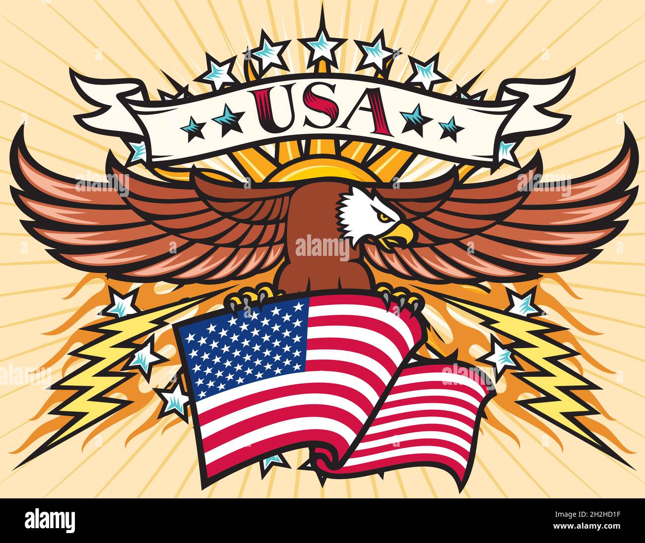 American Flag Peace Symbol Flying Stock Vector Images - Alamy