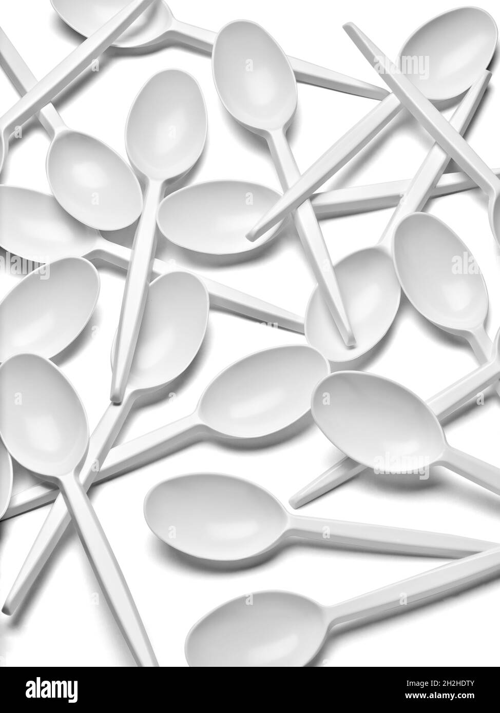 plastic cutlery spoon utensil recycling disposable environment white ...