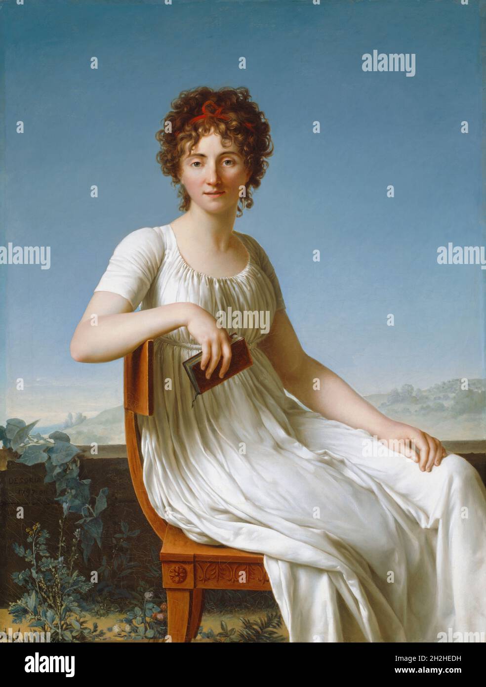 Portrait of Constance Pipelet, 1797 Stock Photo - Alamy
