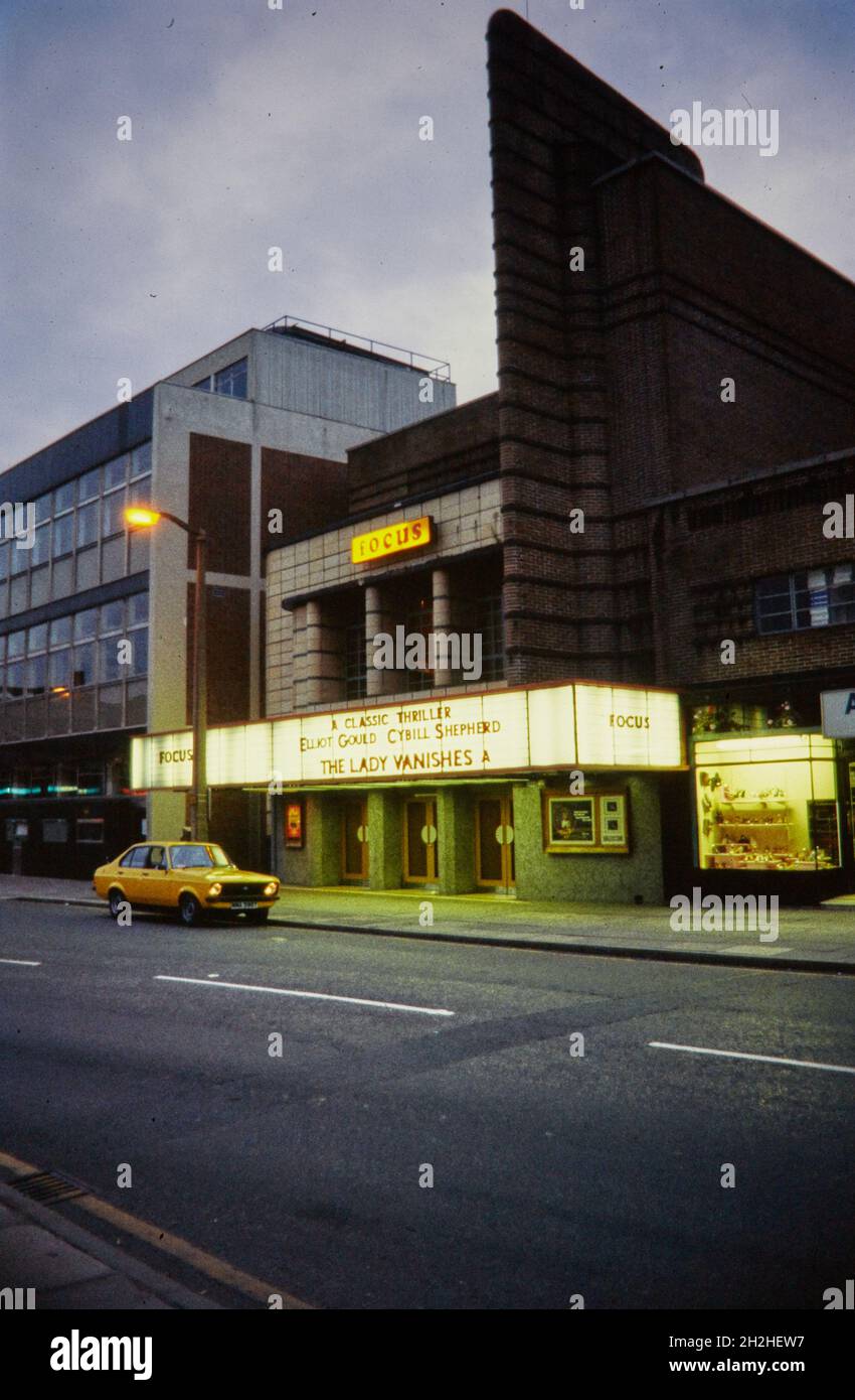 Focus Cinema, Delamere Street, Crewe, Cheshire East, 1975-1983. An ...