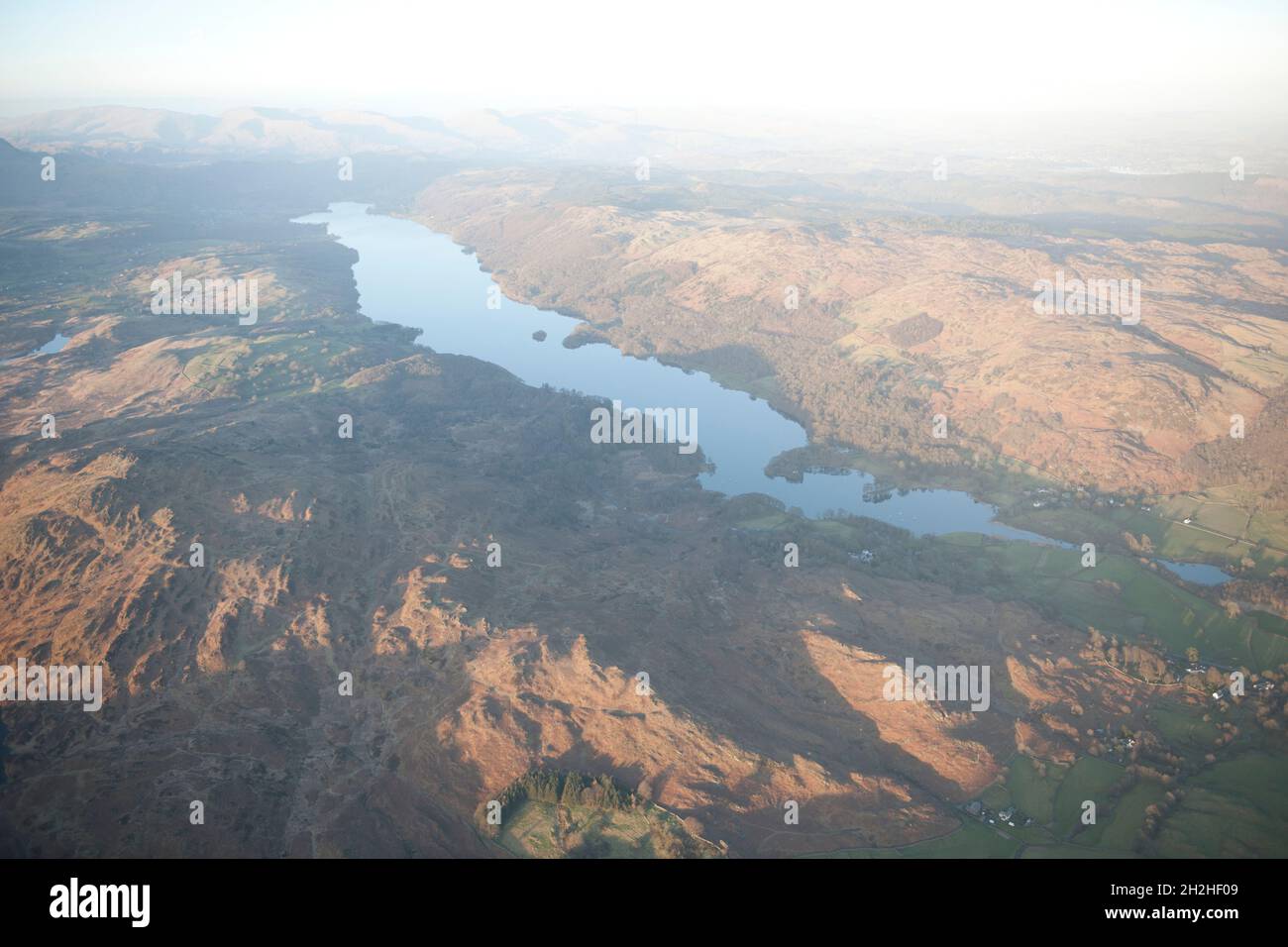 Coniston water aerial hi-res stock photography and images - Alamy