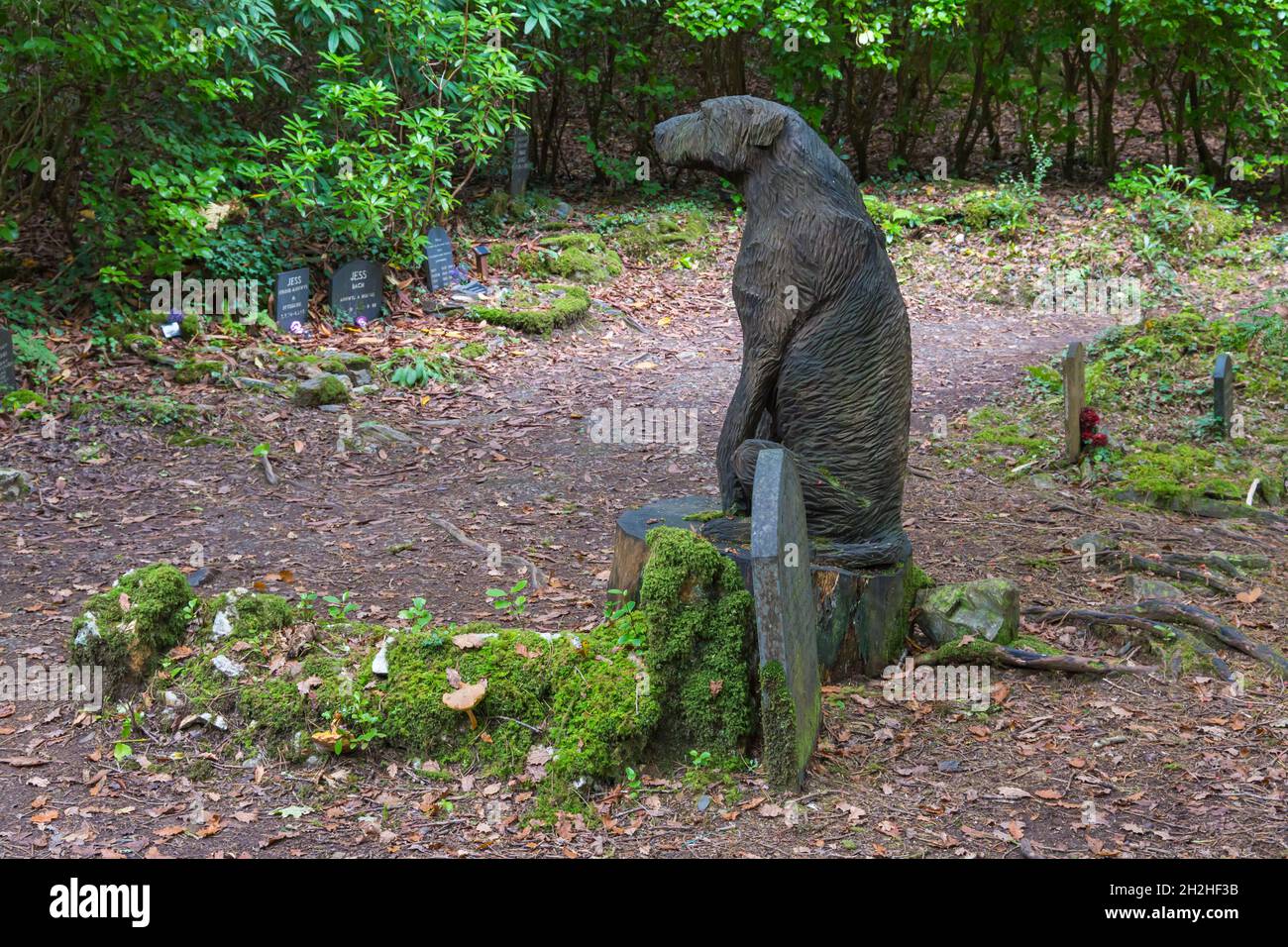 Pet cemetery portmeirion hi-res stock photography and images - Alamy