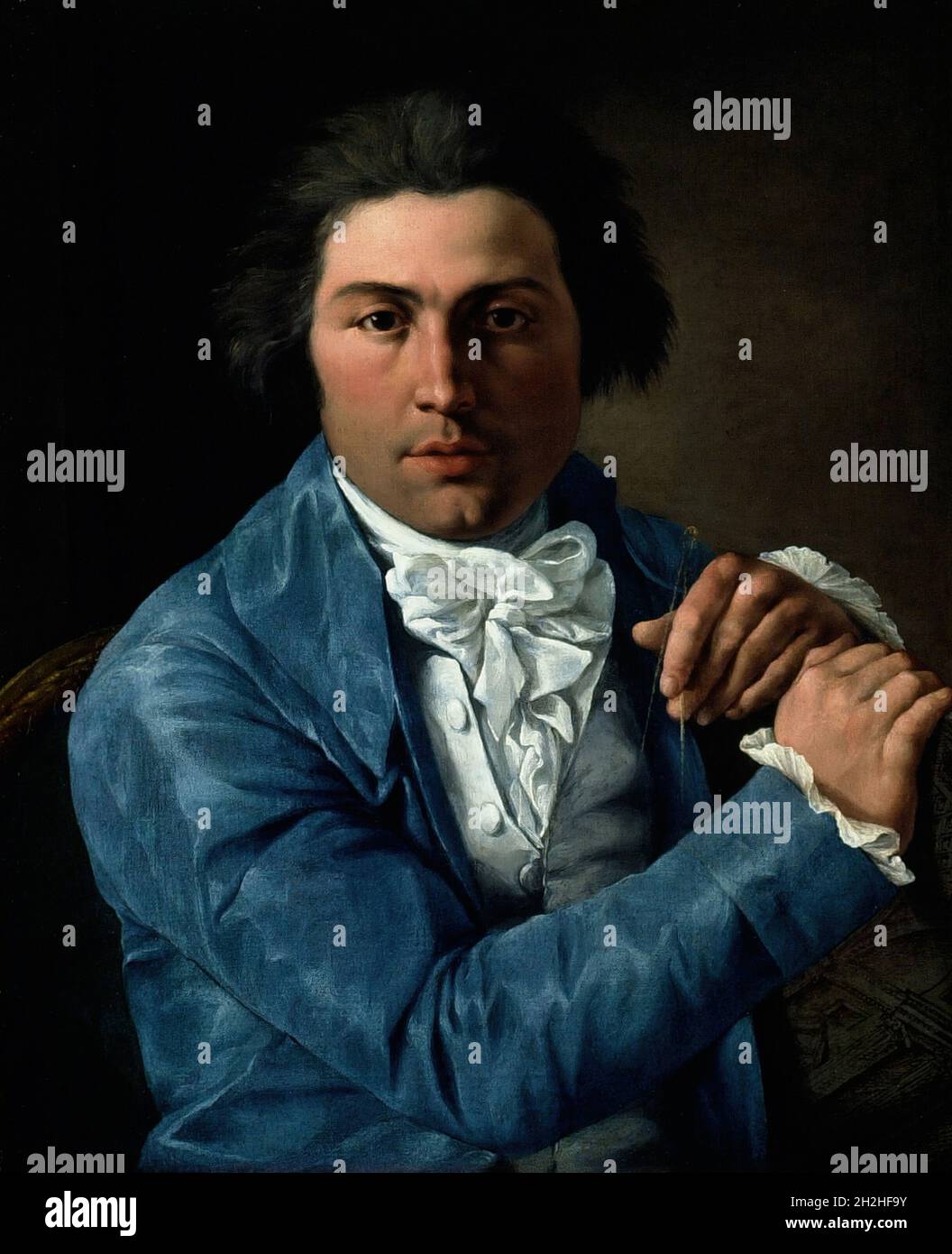 Portrait of the Architect Giuseppe Valadier, c. 1795 Stock Photo - Alamy