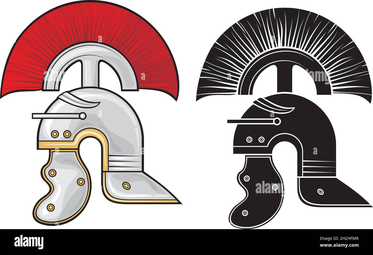Roman helmet vector illustration Stock Vector Image & Art - Alamy