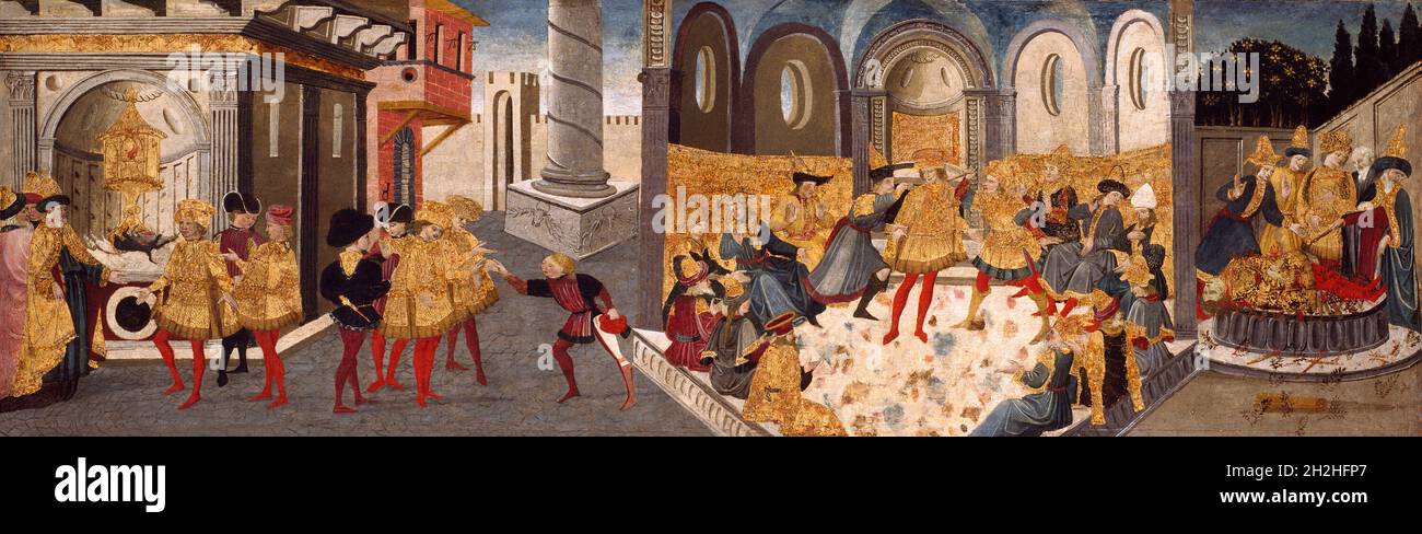 The Assassination and Funeral of Julius Caesar, 1455/60 Stock Photo - Alamy