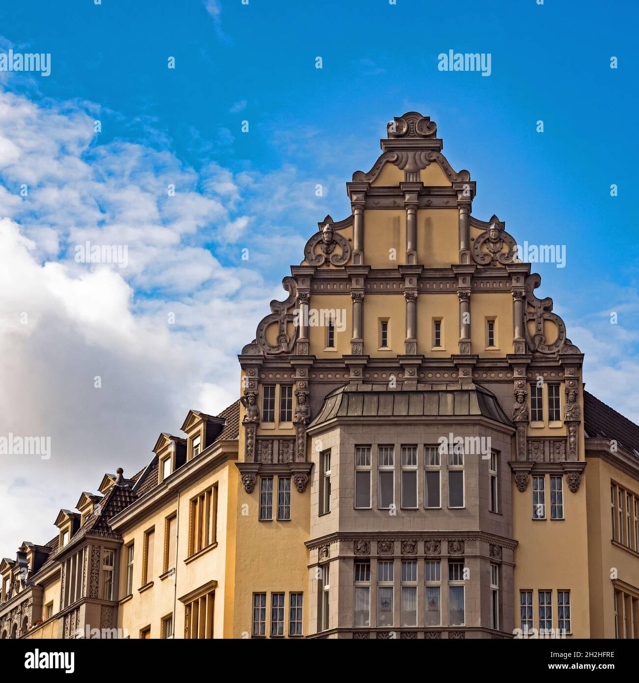 Facade of a historical building in Berlin, Germany Stock Photo - Alamy