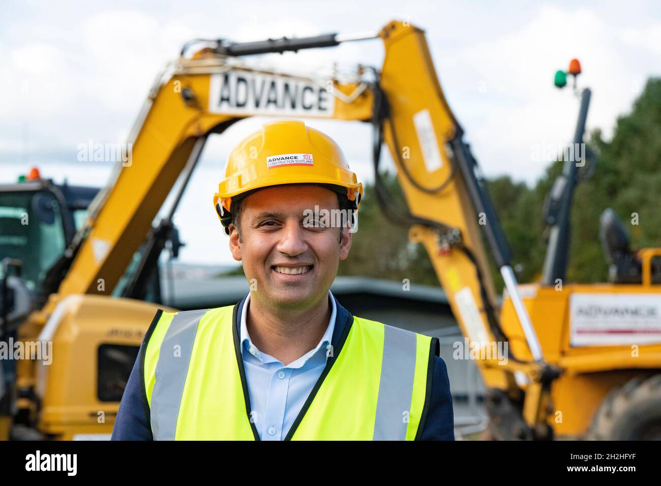 Livingston, Scotland, UK. 22nd Oct, 2021. PICTURED: Anas Sarwar MSP ...