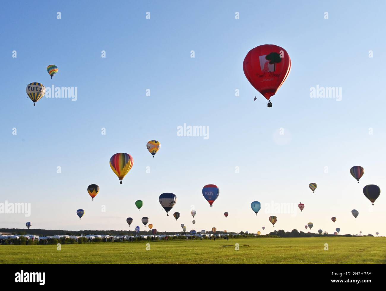 Hageville (north eastern France): “Mondial Air Ballons”, international ...