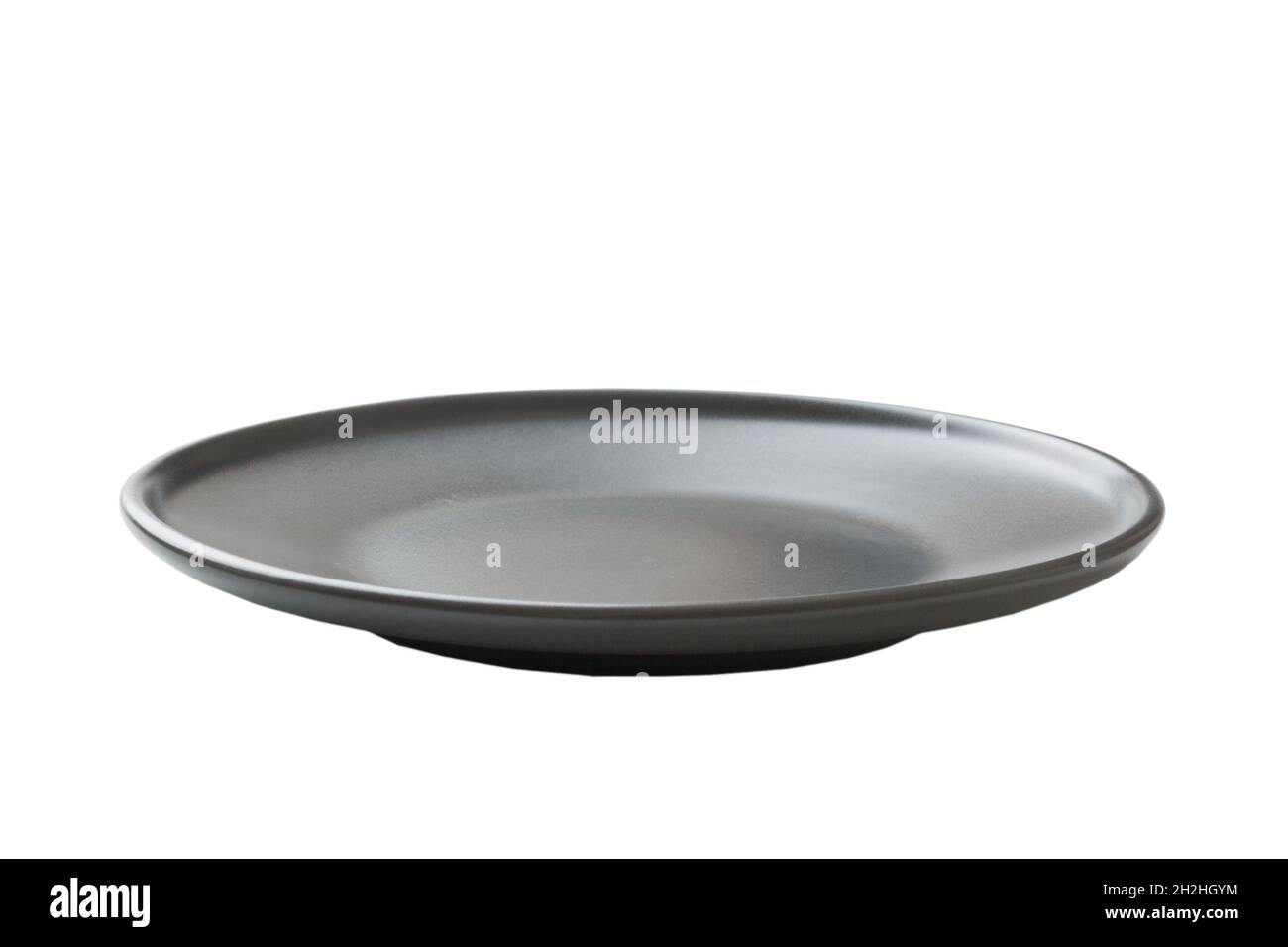 Overhead shot of plain plate Cut Out Stock Images & Pictures - Alamy