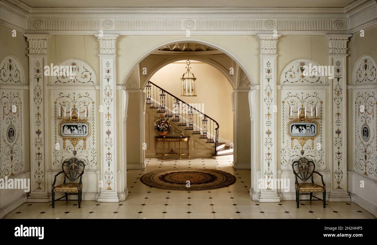 E-11: English Entrance Hall of the Georgian Period, c. 1775, United ...