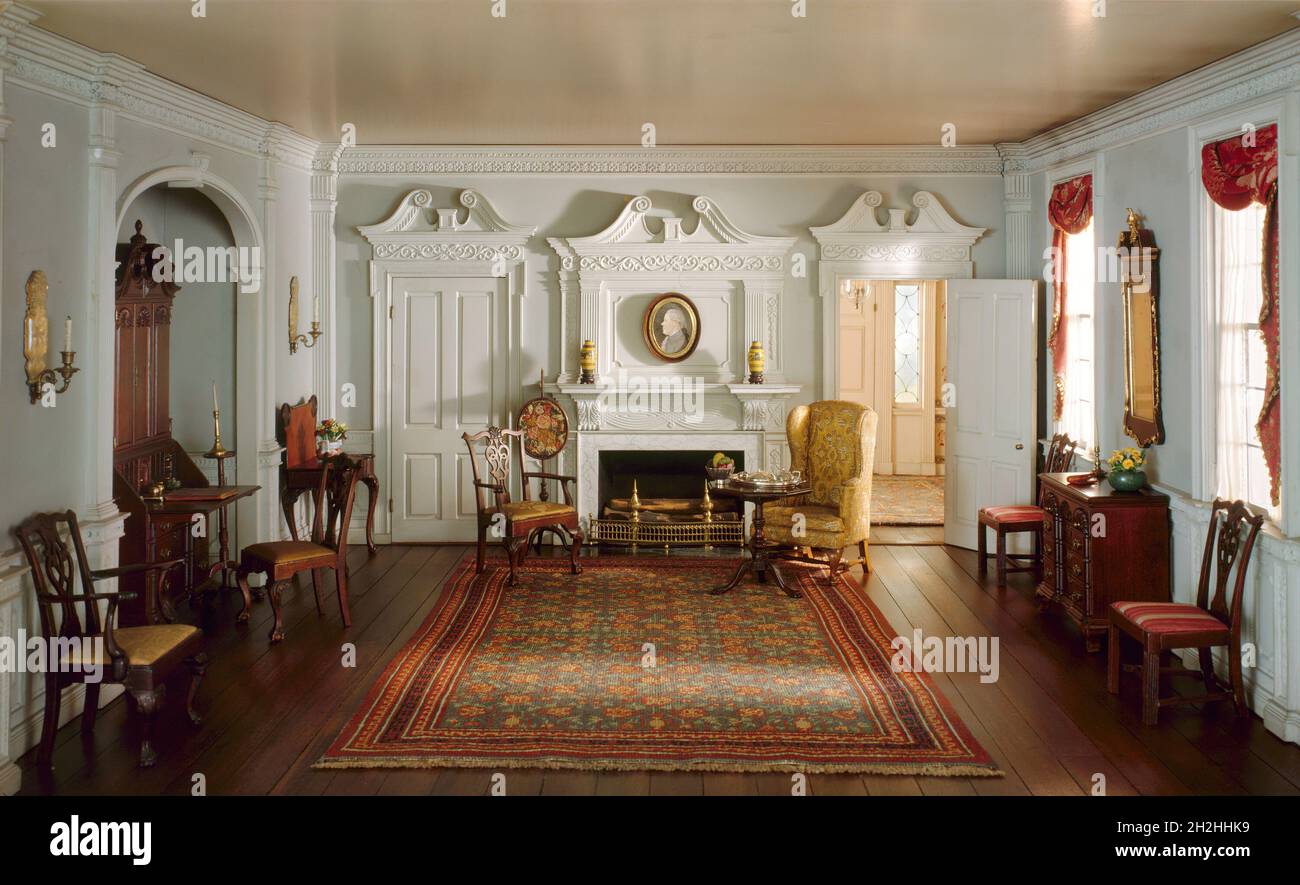 19th century parlor rooms hi-res stock photography and images - Alamy