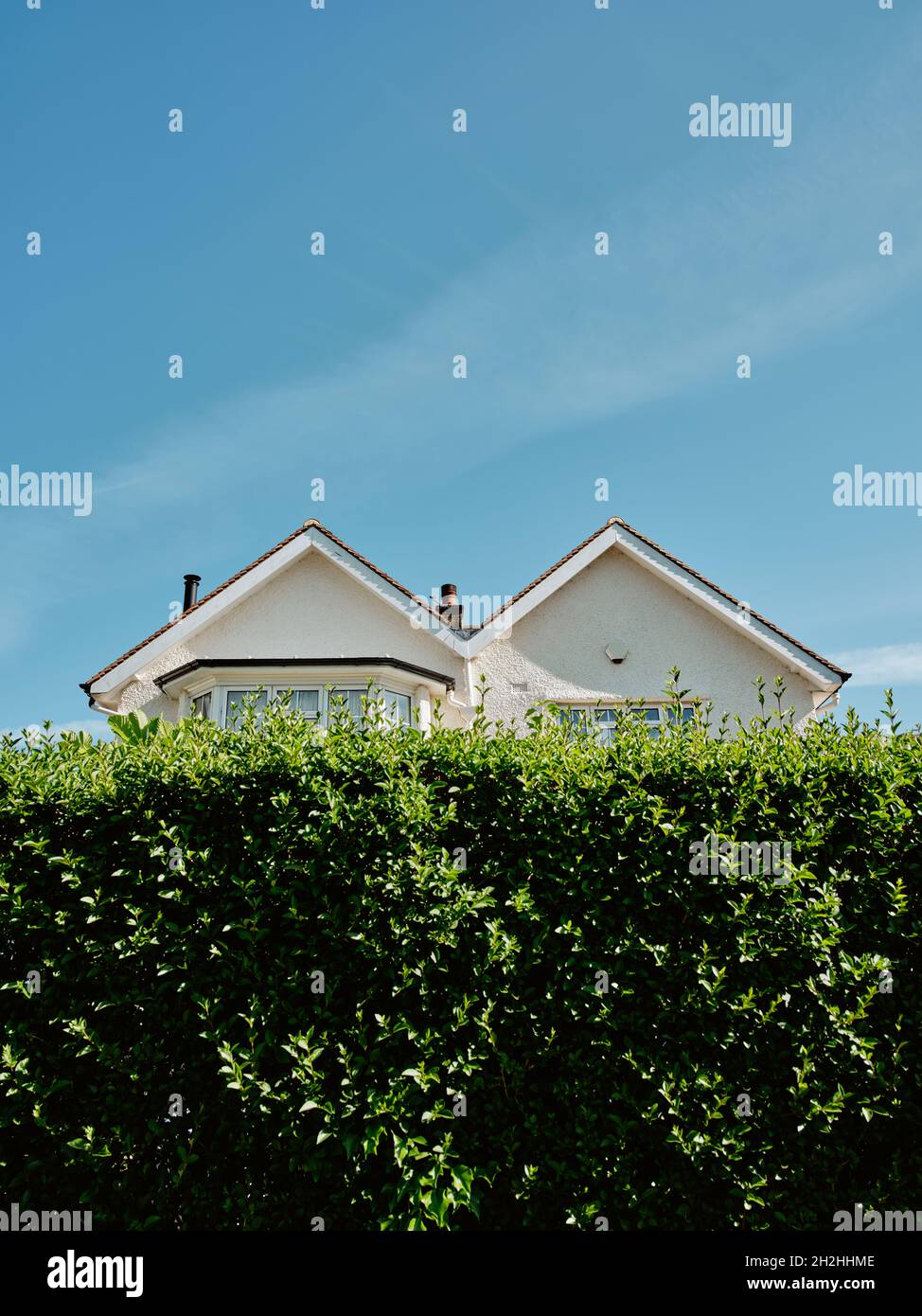 A typical M Shaped / Double Pitched / Double Gabled Roof suburban house ...
