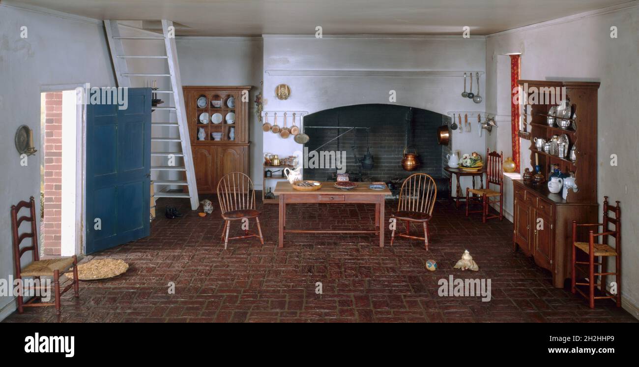 Domestic scene 18th century america hi-res stock photography and images ...