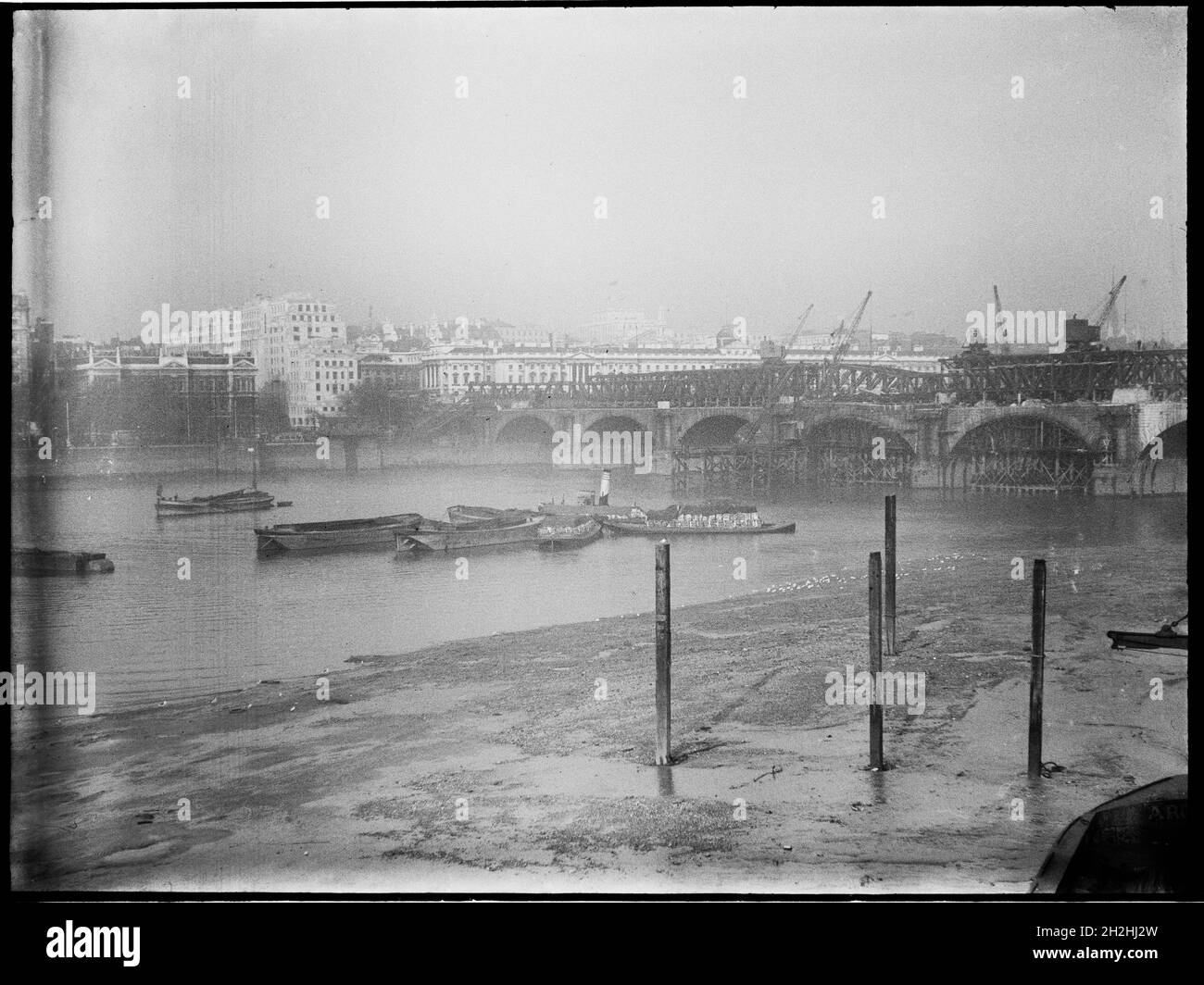 Demolition of Waterloo Bridge, Lambeth, Greater London Authority, 1936 ...