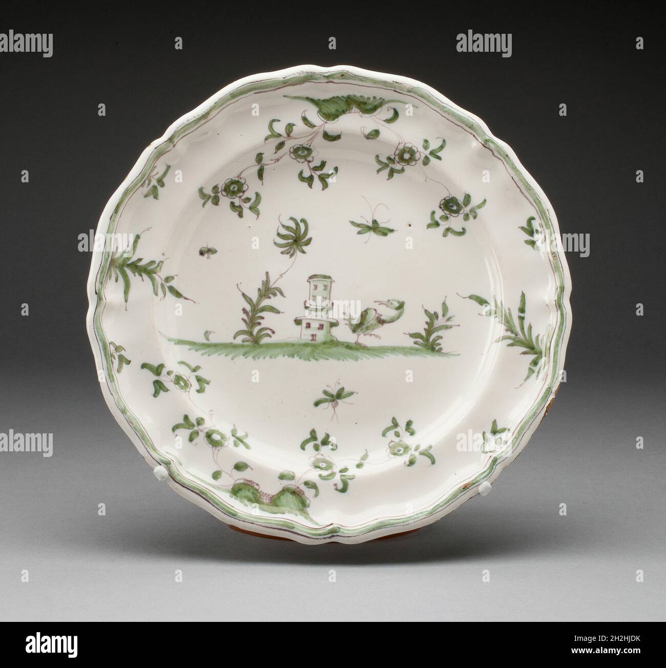 Plate, Varages, c. 1740/60 Stock Photo - Alamy