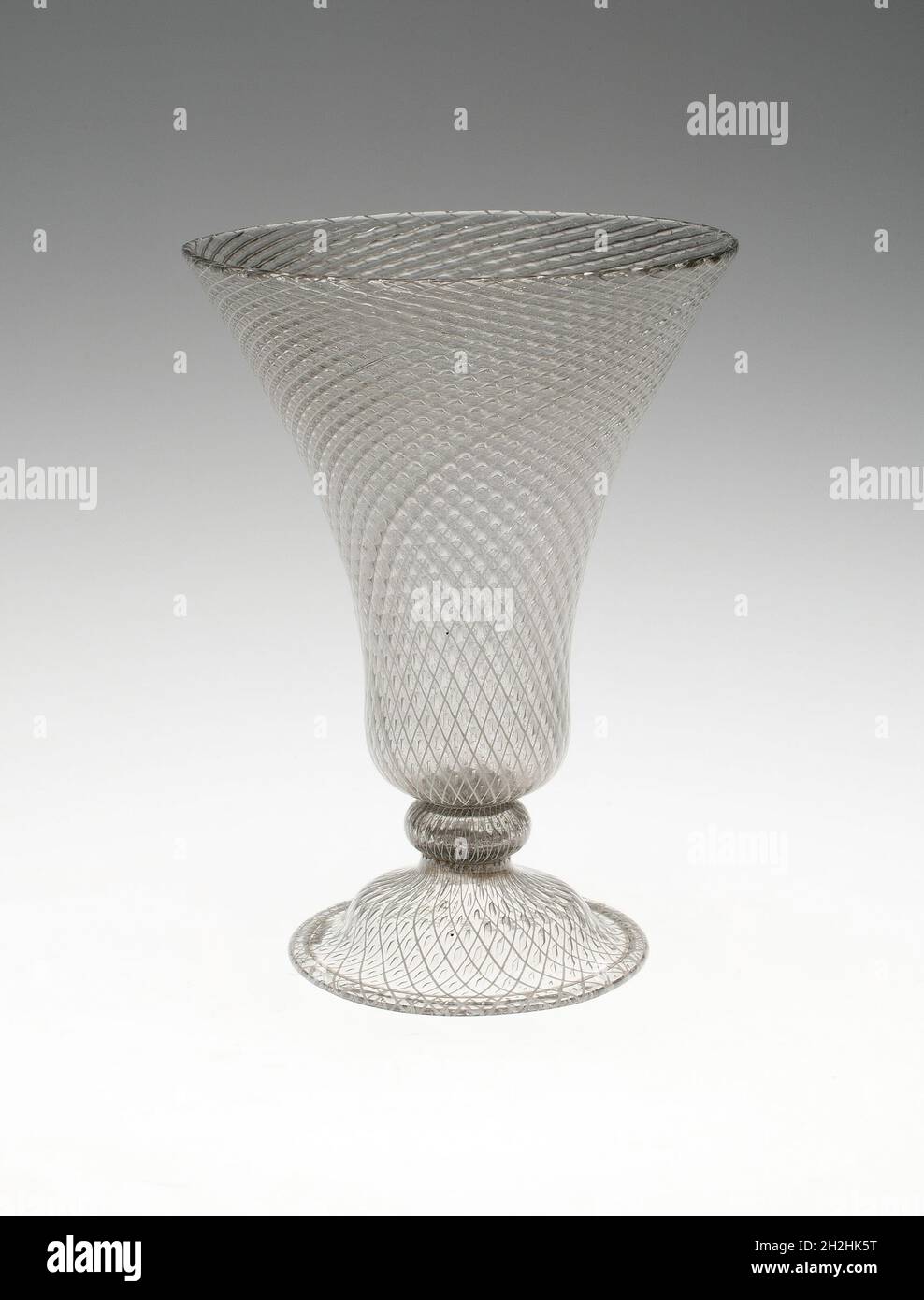 Vetro a reticello goblet, Venice, c. 1600 Stock Photo - Alamy