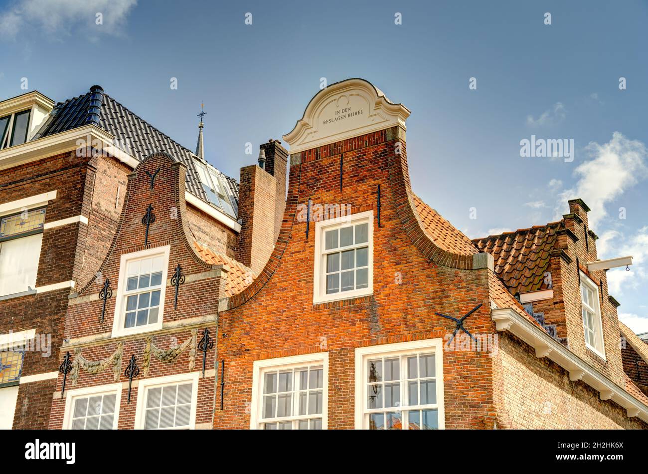 Delft landmarks, Netherlands, HDR Image Stock Photo - Alamy