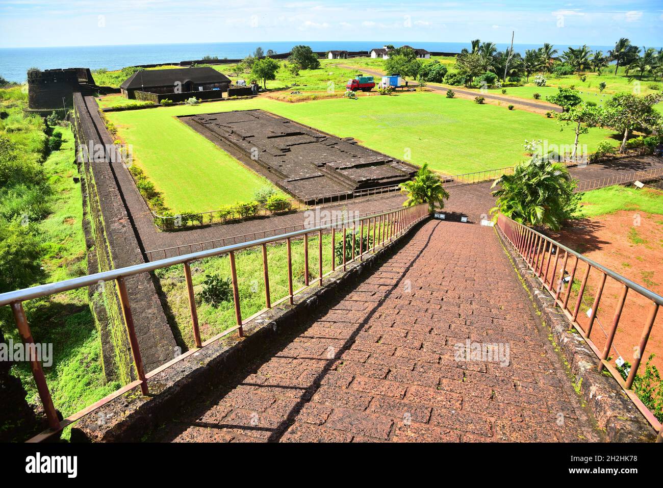 inside of bekal fort,kasargod,kerala,india.This fort was built by ...