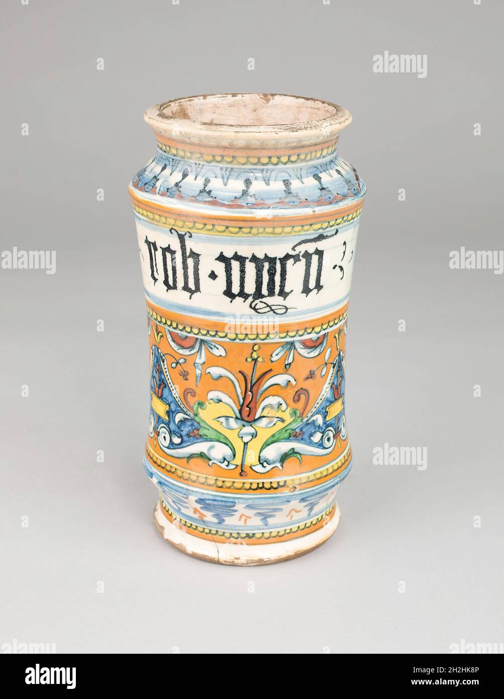 Apothecary Jar (Albarello), Siena, c. 1510/20 Stock Photo - Alamy