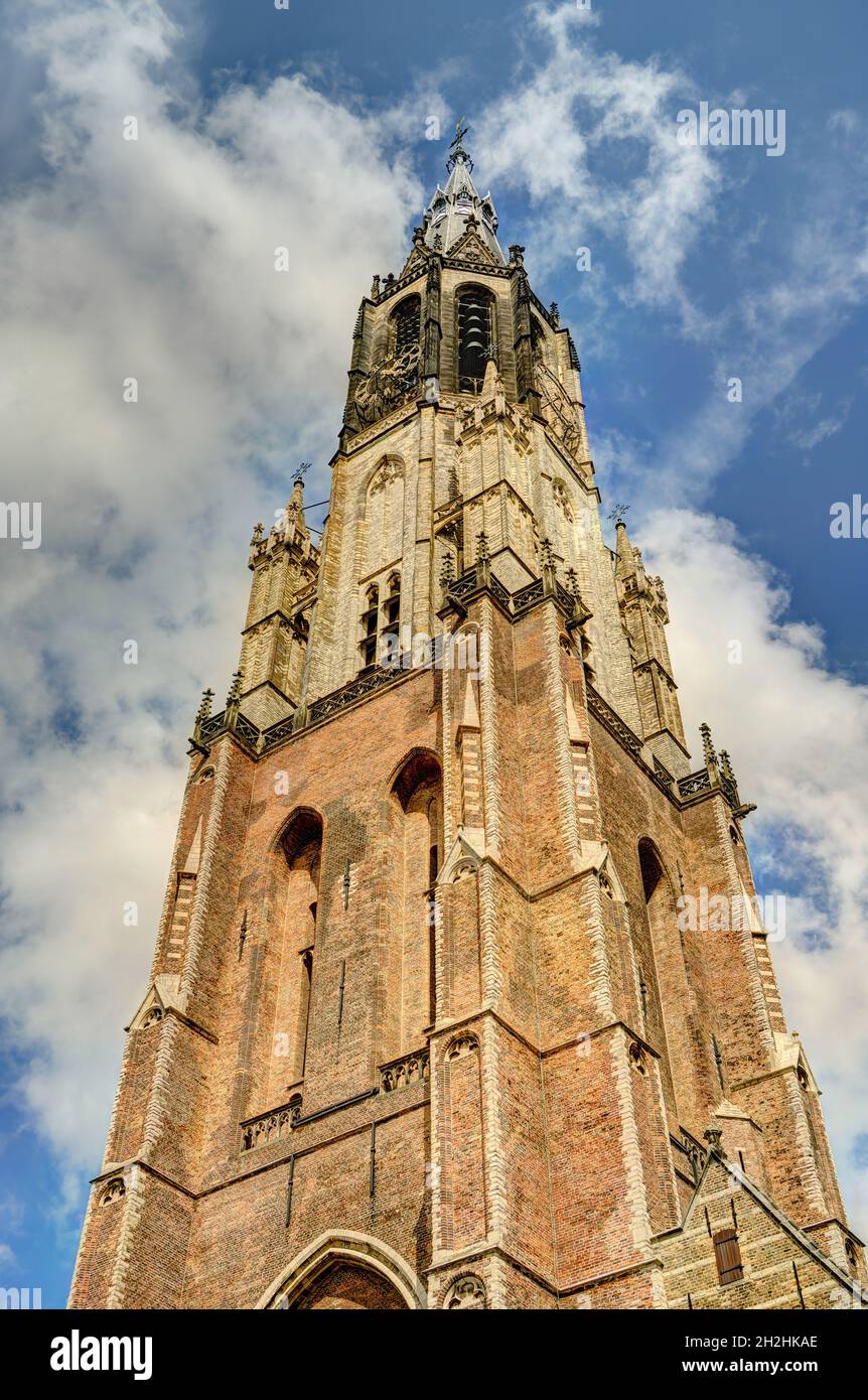 Delft landmarks, Netherlands, HDR Image Stock Photo - Alamy