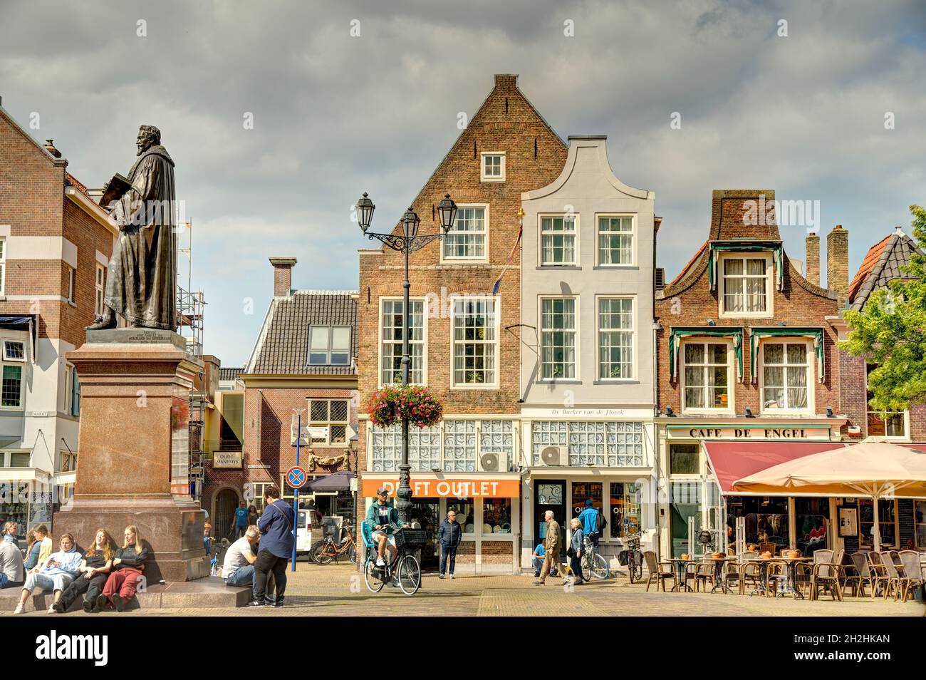 Delft landmarks, Netherlands, HDR Image Stock Photo - Alamy