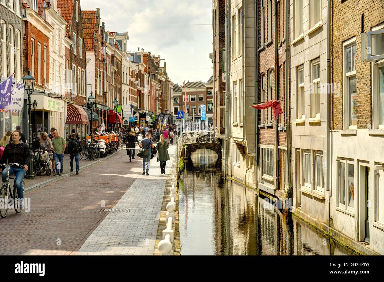 Delft landmarks, Netherlands, HDR Image Stock Photo - Alamy