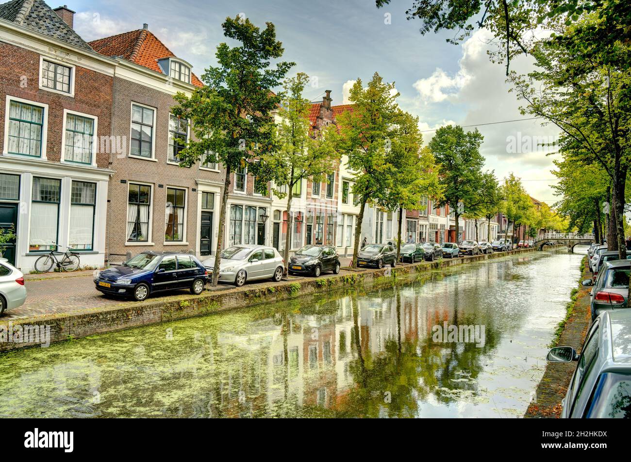 Delft landmarks, Netherlands, HDR Image Stock Photo - Alamy