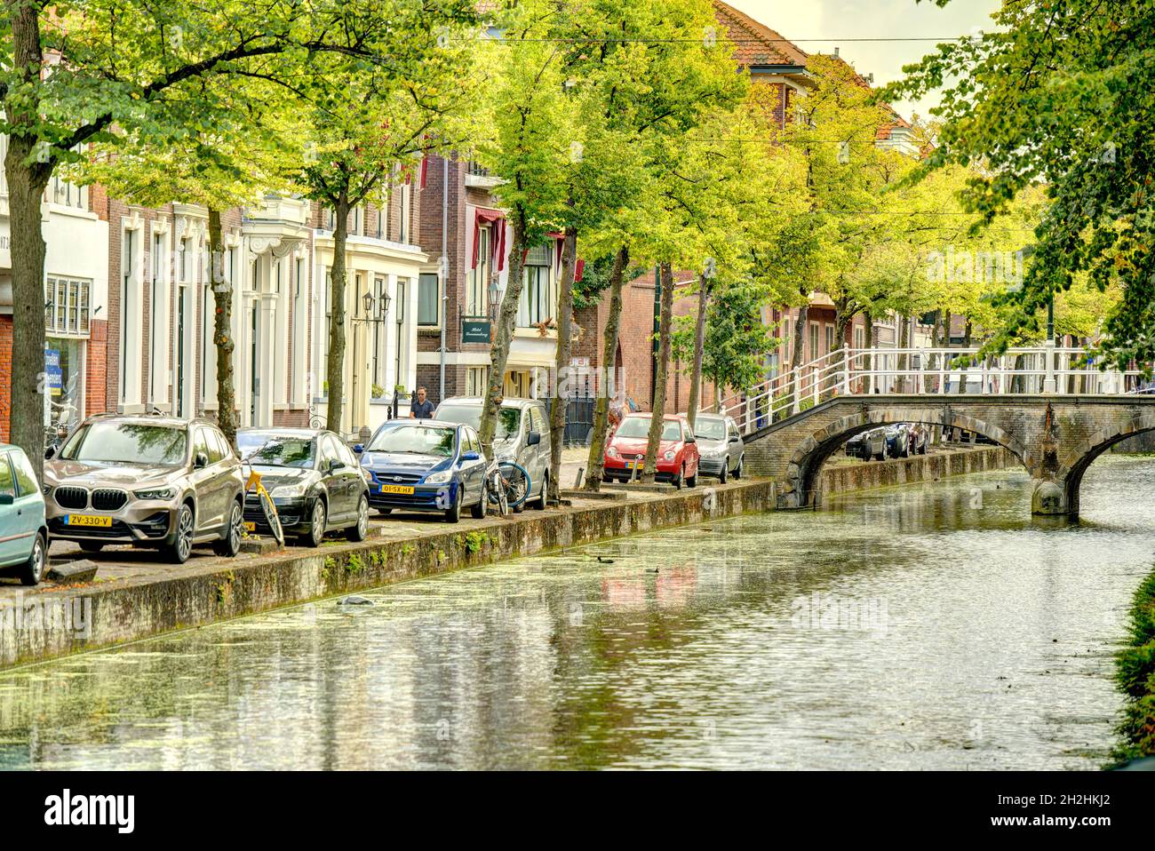 Delft landmarks, Netherlands, HDR Image Stock Photo - Alamy