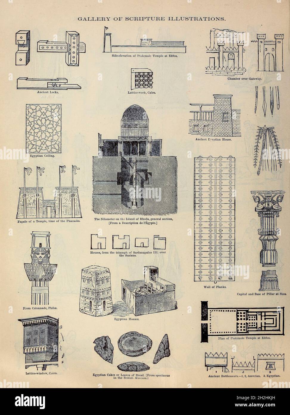 Gallery of Scripture Illustrations of Biblical Architecture from ' The ...