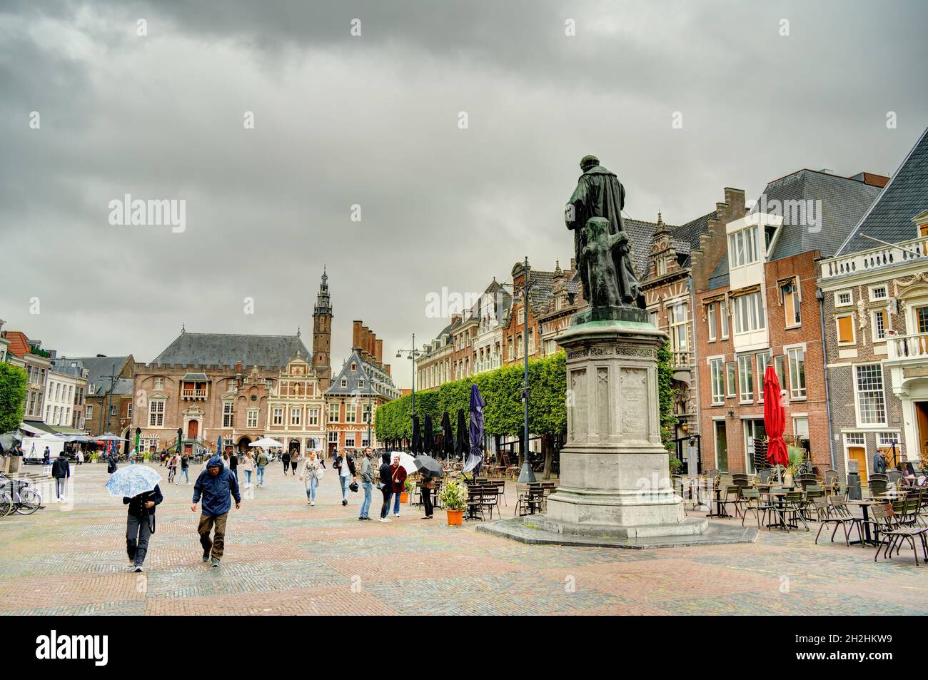Delft landmarks, Netherlands, HDR Image Stock Photo - Alamy