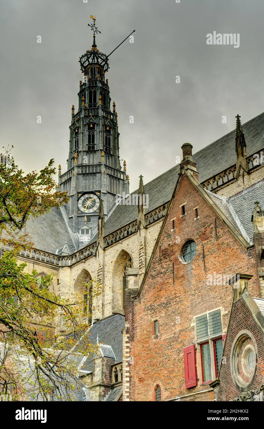 Delft landmarks, Netherlands, HDR Image Stock Photo - Alamy