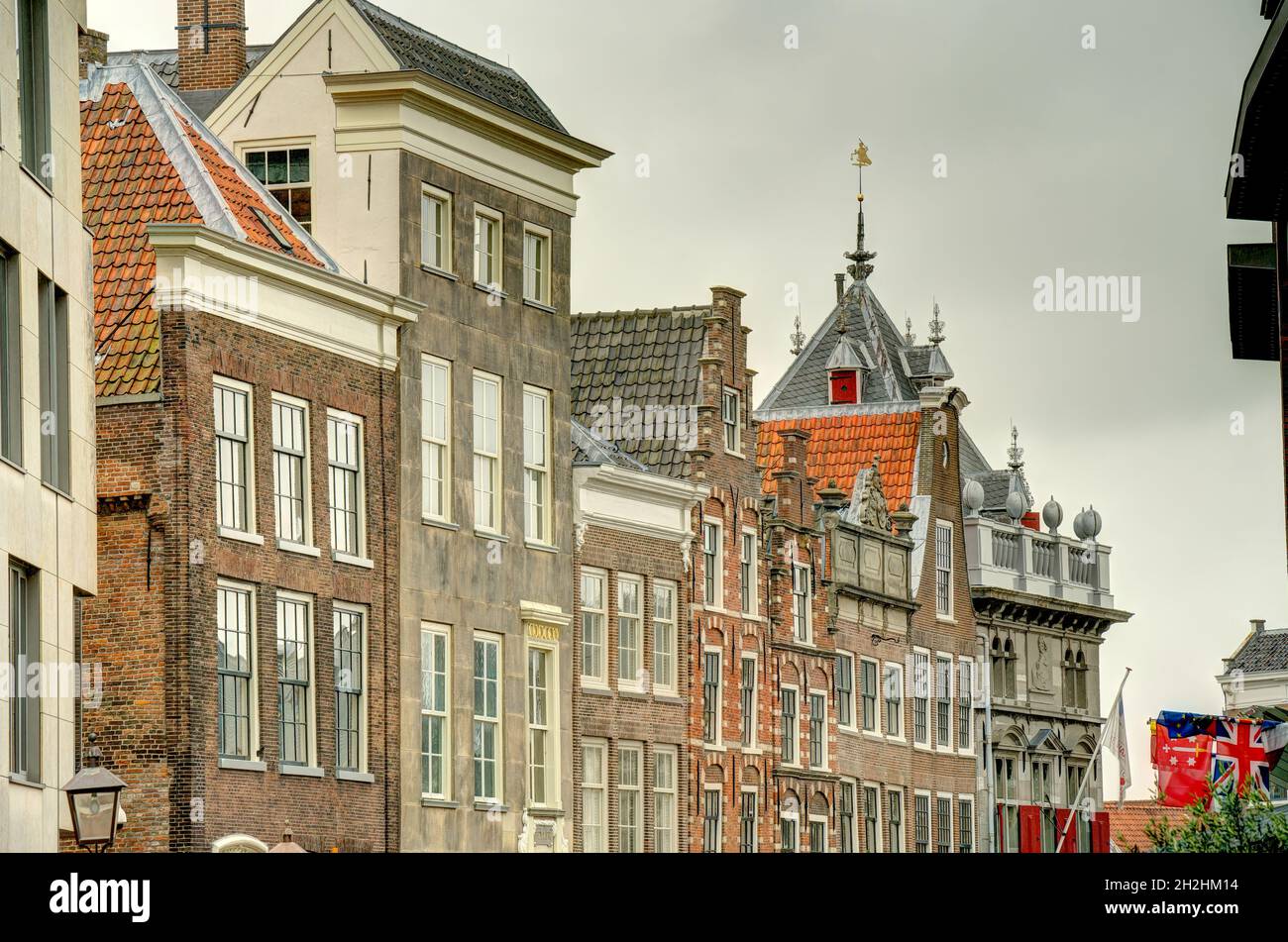 Delft landmarks, Netherlands, HDR Image Stock Photo - Alamy