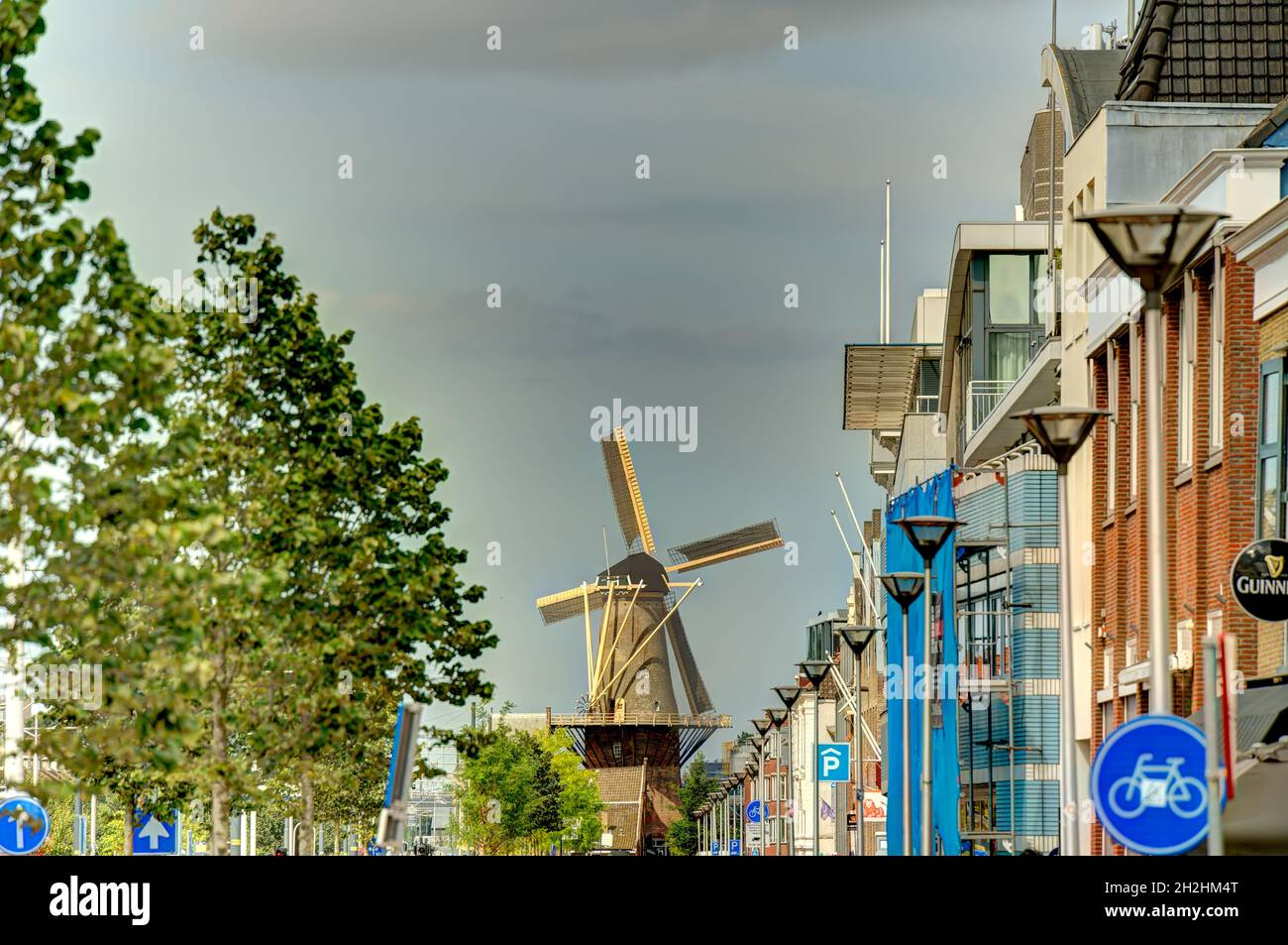 Delft landmarks, Netherlands, HDR Image Stock Photo - Alamy