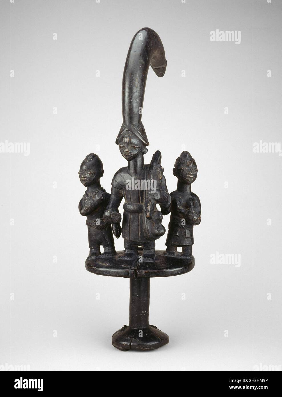 Esu Dance Staff (Ogo Elegbara), Nigeria, Mid-late 19th century Stock ...