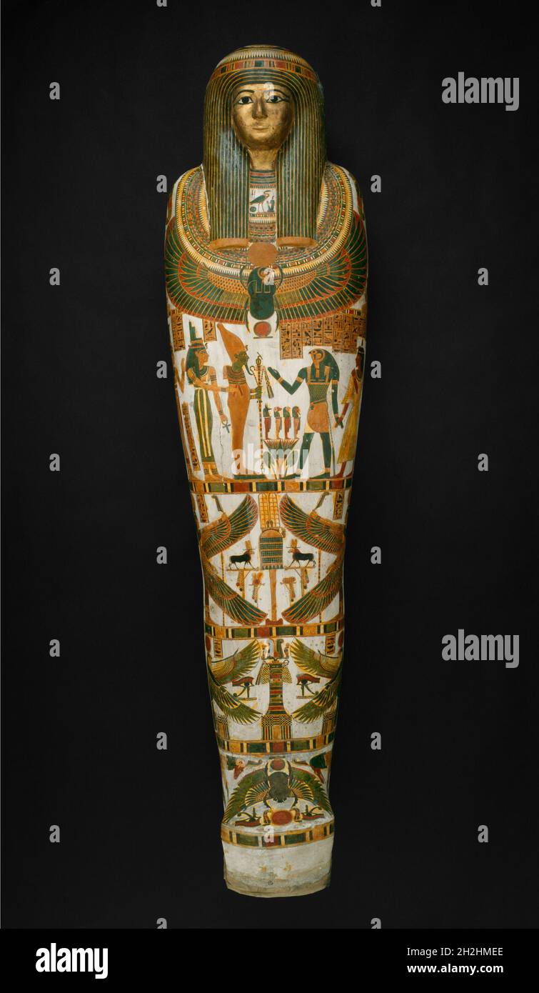 Coffin and Mummy of Paankhenamun, Thebes, Third Intermediate Period ...