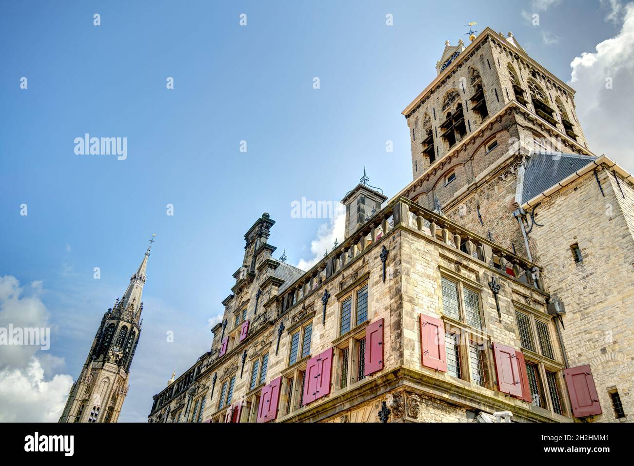 Delft landmarks, Netherlands, HDR Image Stock Photo - Alamy