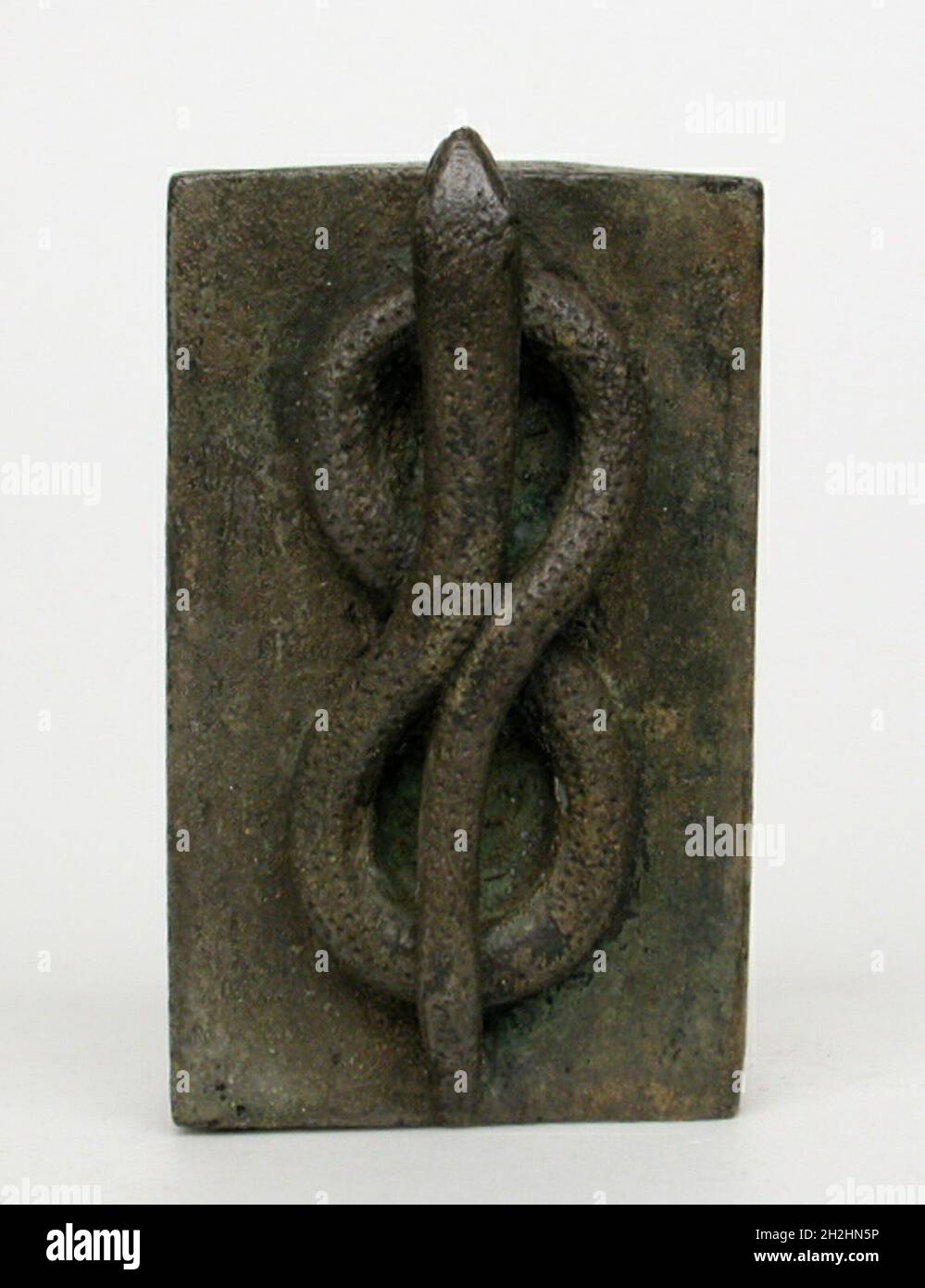 Coffin with Coiled Snake (Atum) on the Top, Egypt, Late Period ...