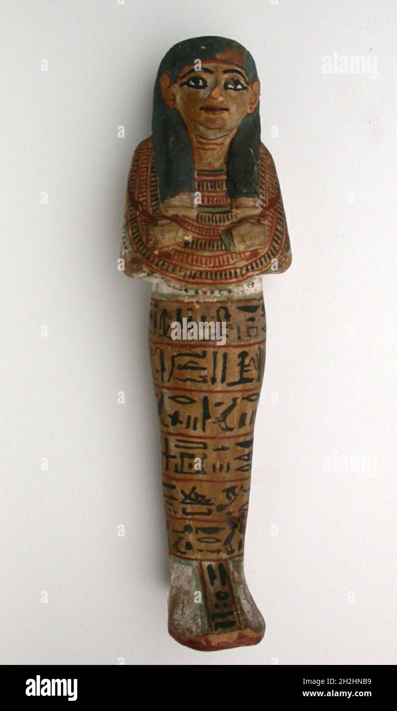 Shabti (Funerary Figurine) of Mayet, Egypt, Dynasty 19 (about 1295-1186 ...