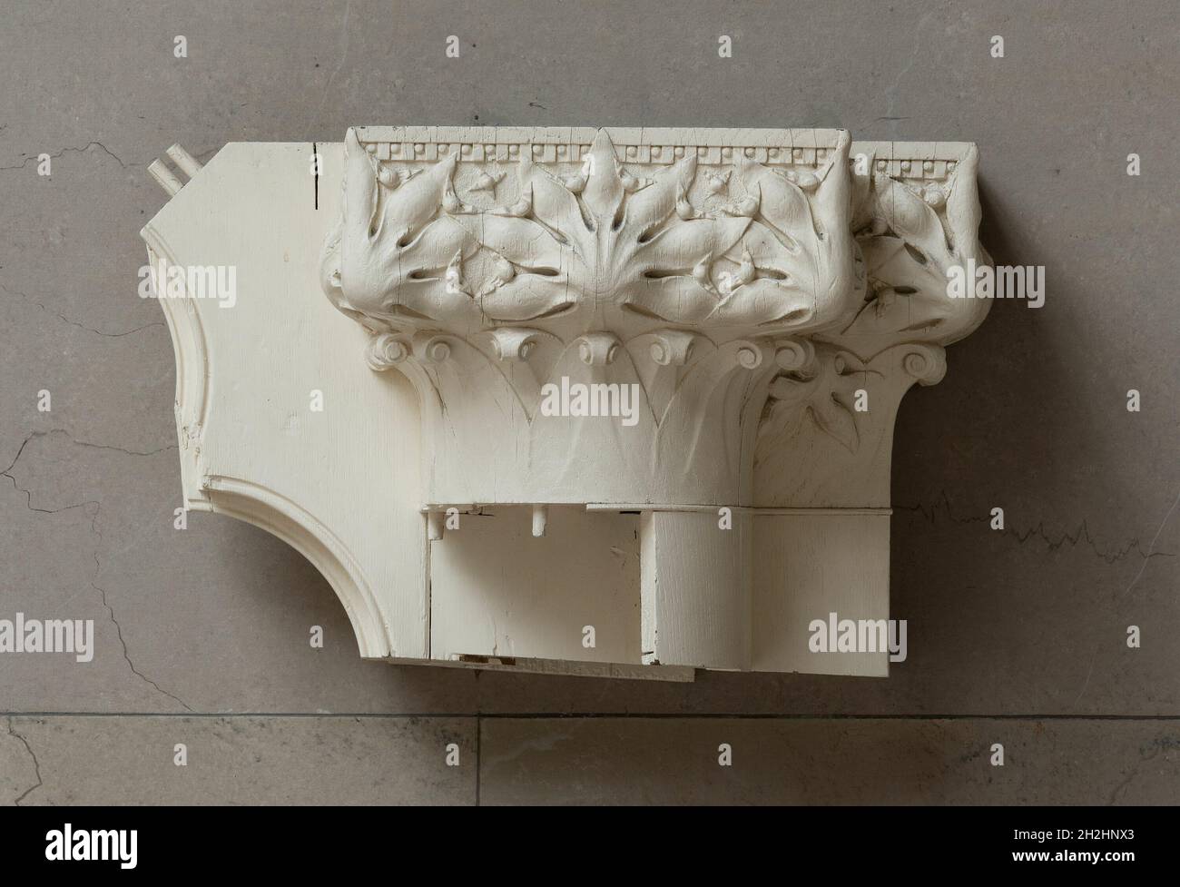 Auditorium Building, Chicago, Illinois: Column Capital and Portion of a ...