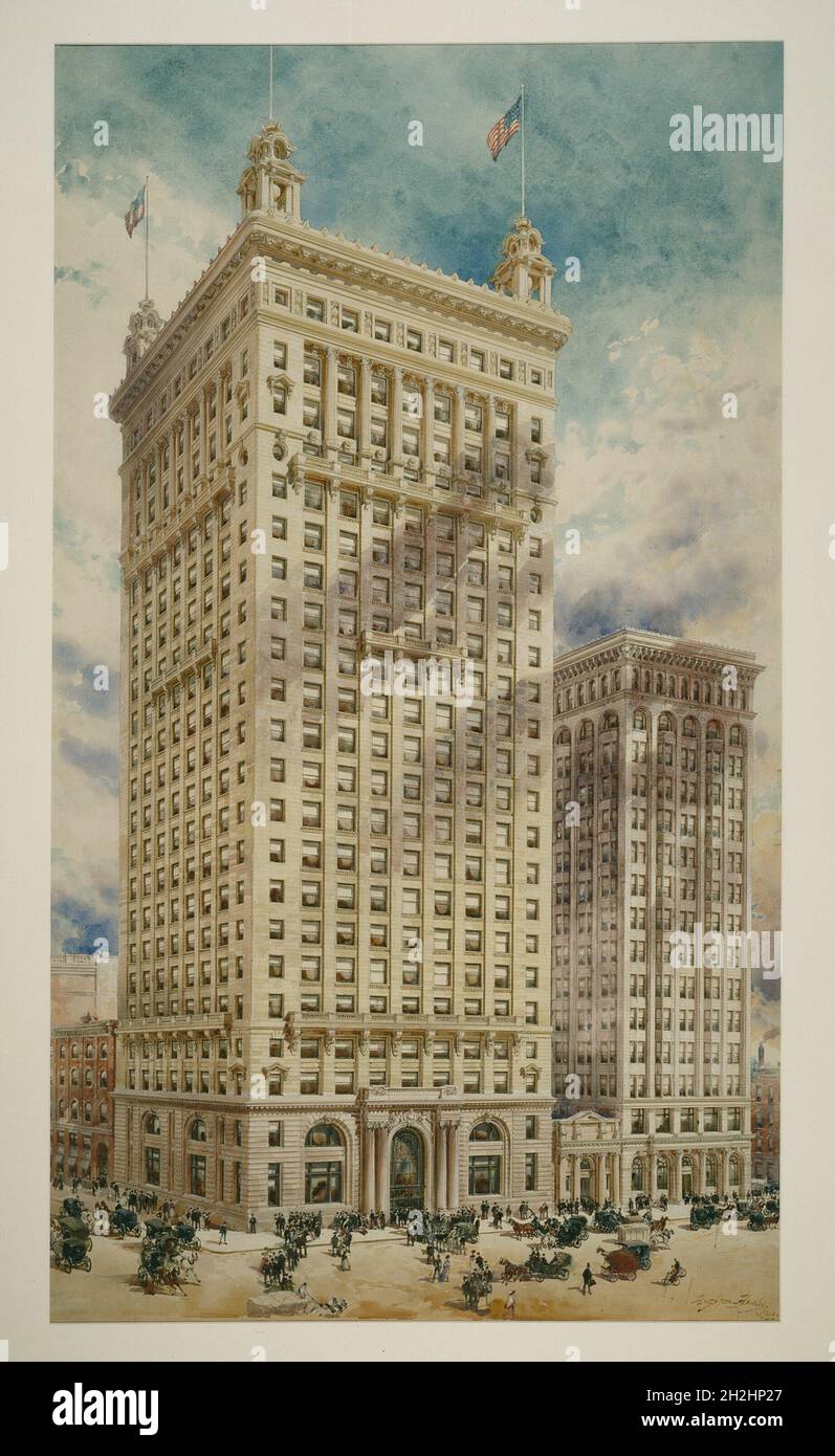 Land Title and Trust Building with Addition, Philadelphia, Pennsylvania ...