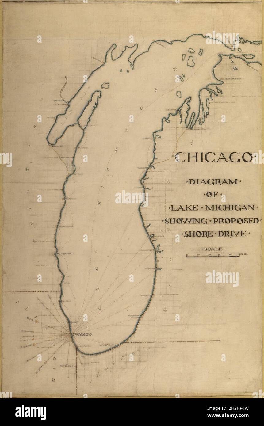 Hudson michigan map hi-res stock photography and images - Alamy
