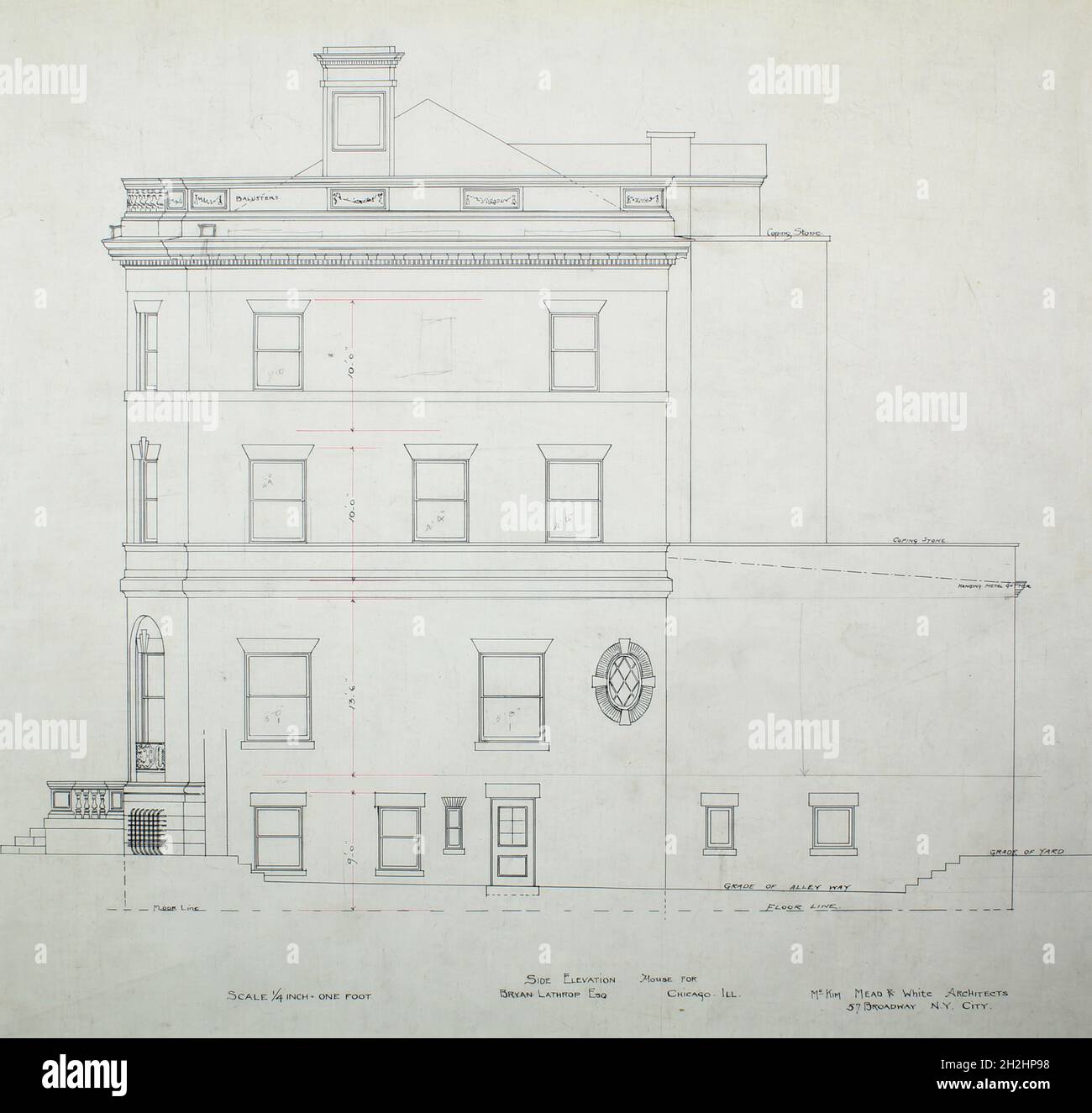 Mckim mead white elevation hi-res stock photography and images - Alamy