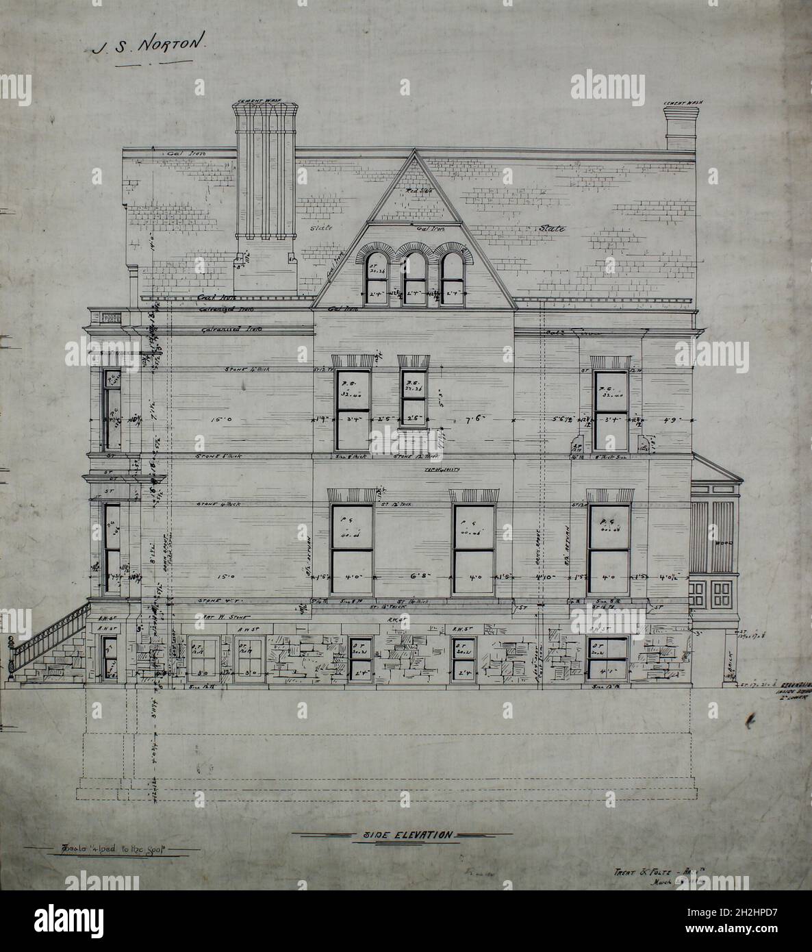 Historic 1884 country house building hi-res stock photography and ...