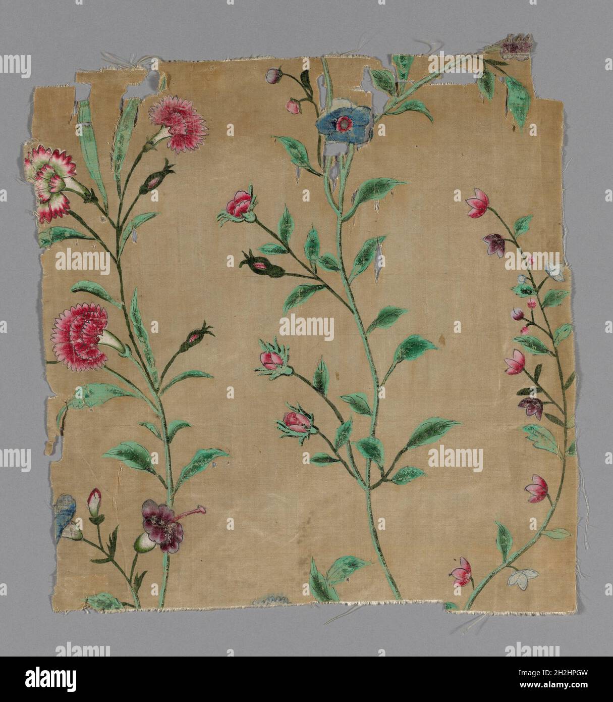 Fragment, China, 18th century, Qing dynasty (1644-1911 Stock Photo - Alamy