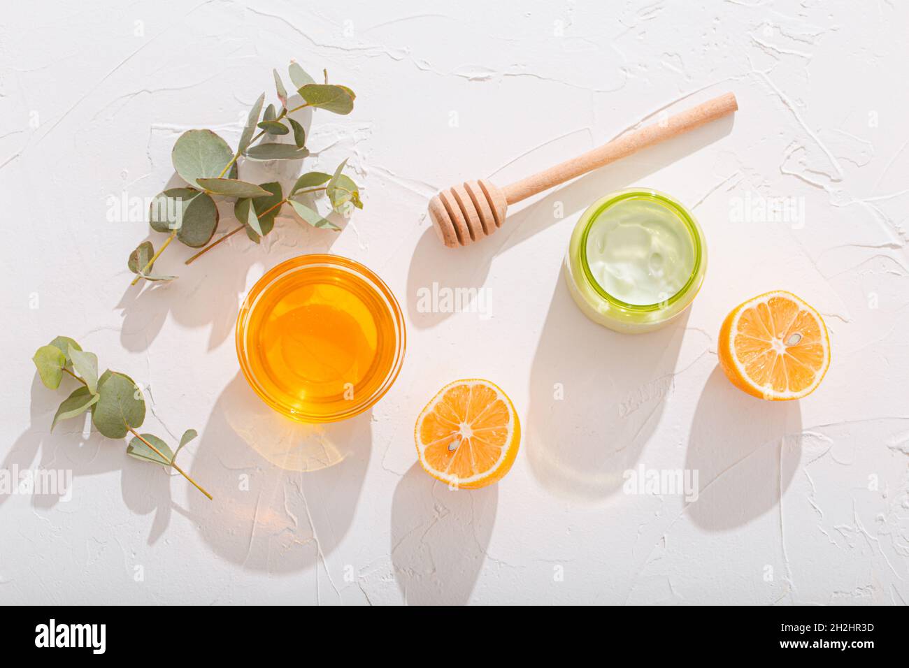 Cosmetic cream with natural ingredients Stock Photo - Alamy