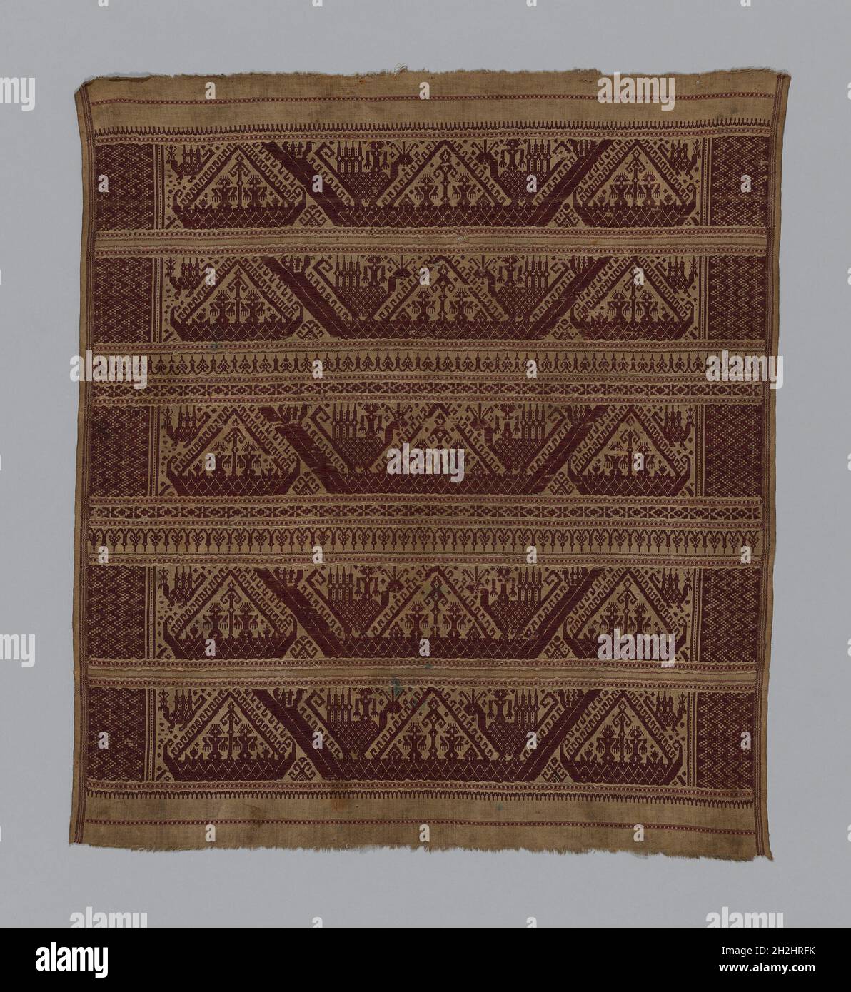 Tampan (Ceremonial Cloth), Indonesia, 19th century Stock Photo - Alamy