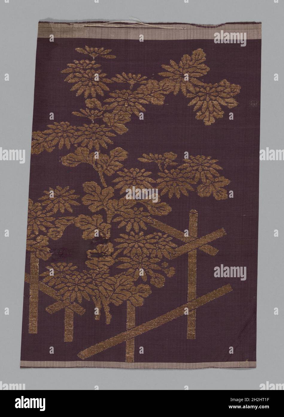 Fragment (From a Choken of Noh Costume), Japan, Edo period (1615-1868 ...