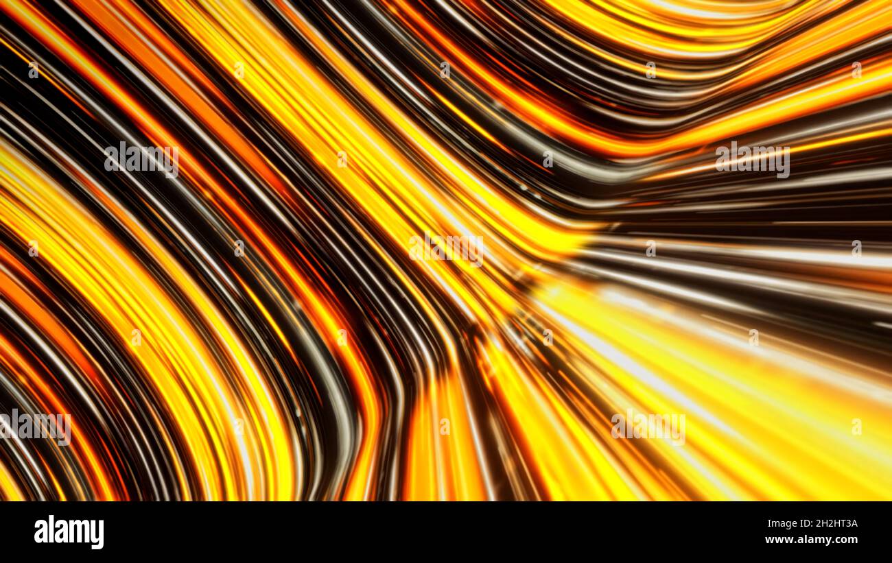 Time travel through a wormhole at light speed in outer space. Animation ...