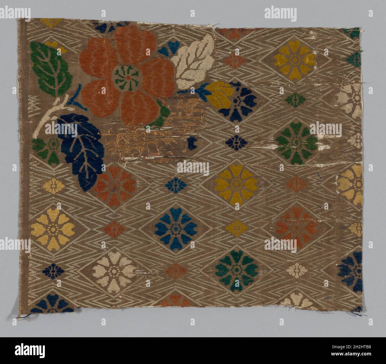 Fragment (From a Karaori), Japan, Edo period (1615-1868), 17th century ...