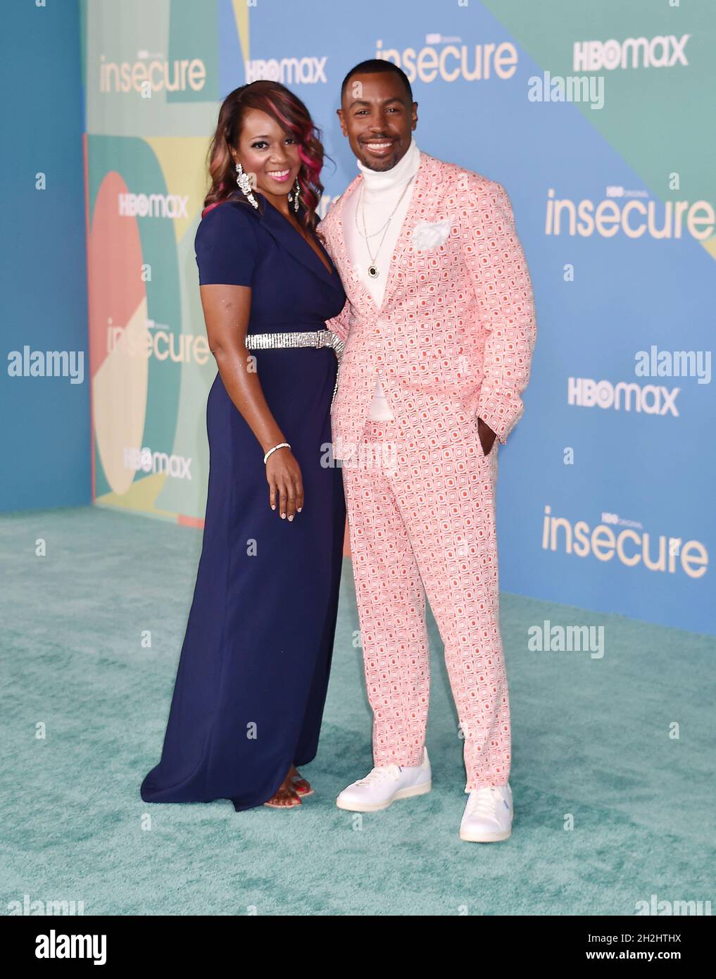 LOS ANGELES, CA - OCTOBER 21: Prentice Penny (R) and Tasha Penny attend ...